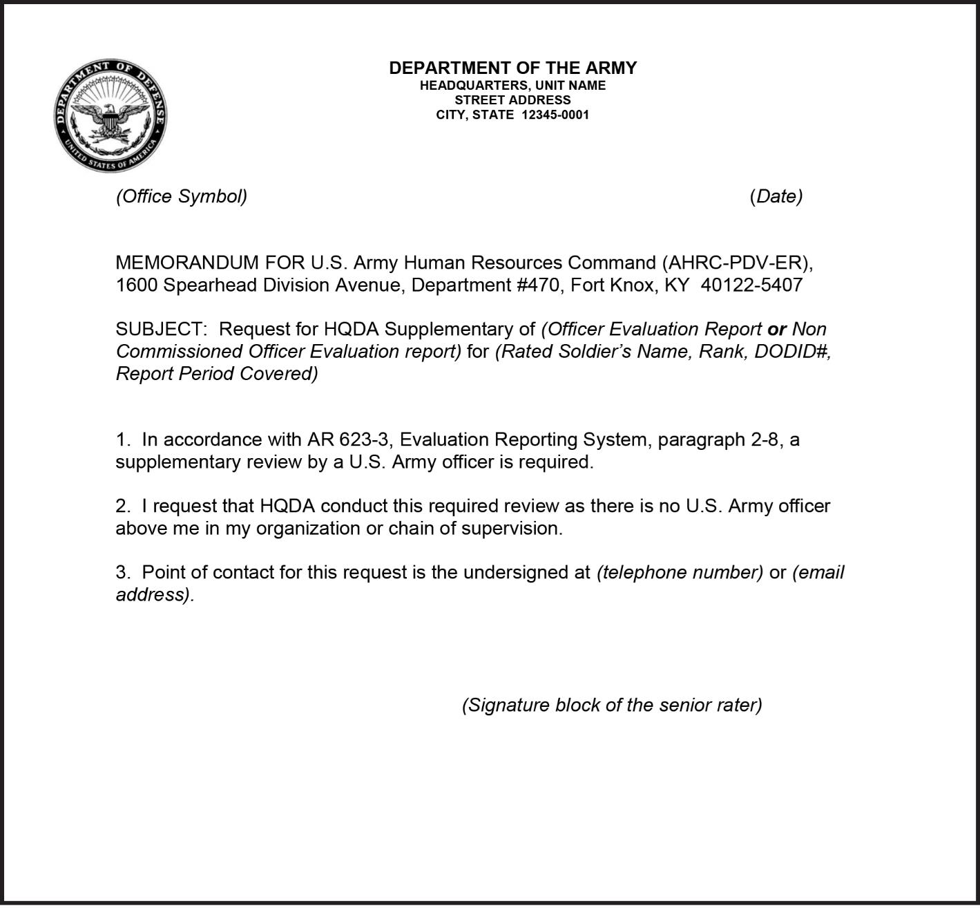 ncoer signing order | Army Guidance